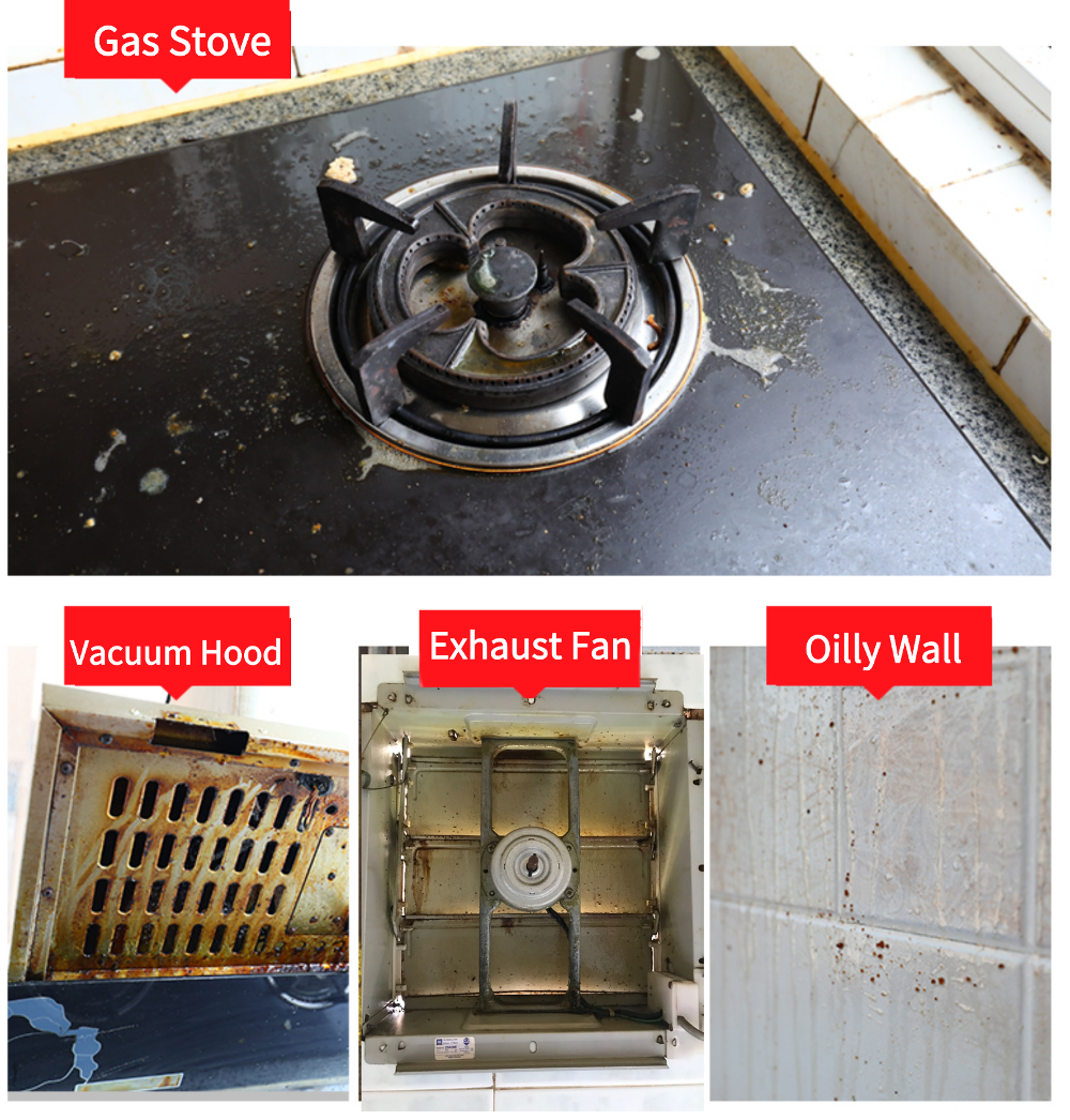 Household Kitchen Oil Cleaner - Oil Clean Solution - Speciliaze in ...