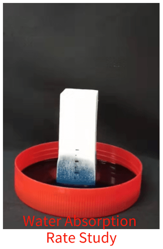 The Water Retention Ability for PVA Sponge